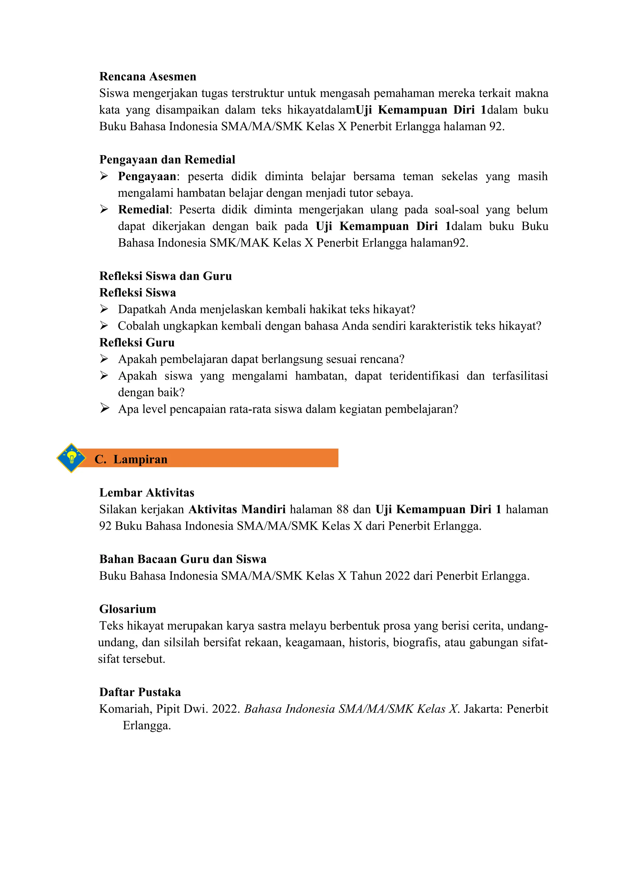 ATP DAN MODUL AJAR BAB 3 BAHASA INDONESIA SMK KELAS X.docx