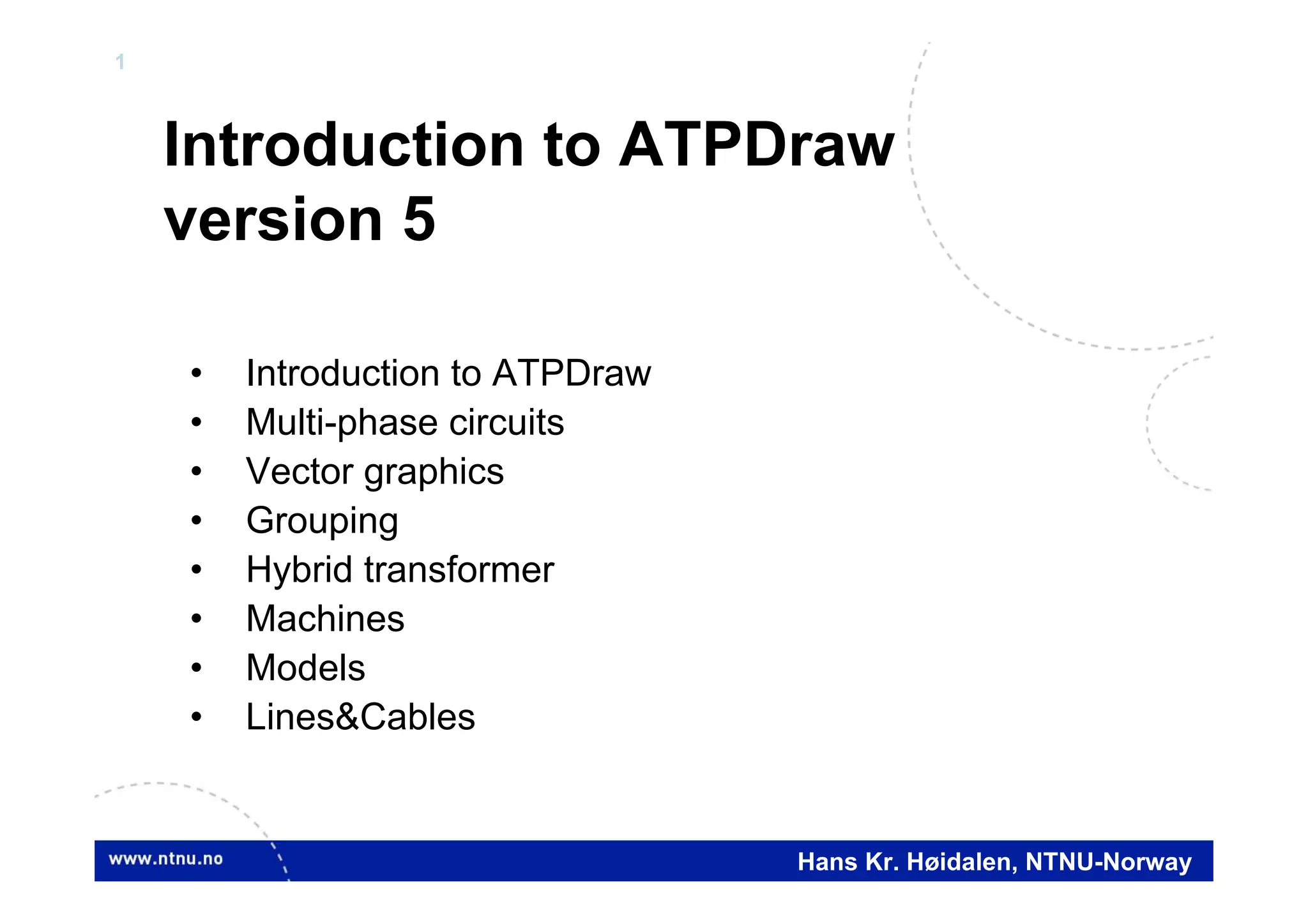 Atp draw v5 presentation | PPT