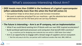 NNSA Explorations: ARM for Supercomputing | PPT