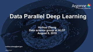 Data Parallel Deep Learning | PPT