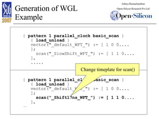 Dynamic Shift Frequency Scaling Of ATPG Patterns | PPT