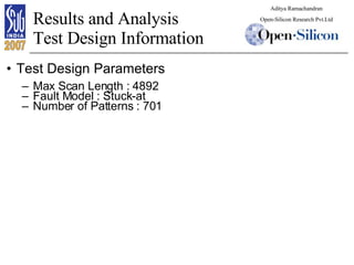 Dynamic Shift Frequency Scaling Of ATPG Patterns | PPT