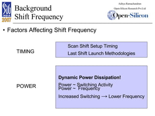 Dynamic Shift Frequency Scaling Of ATPG Patterns | PPT