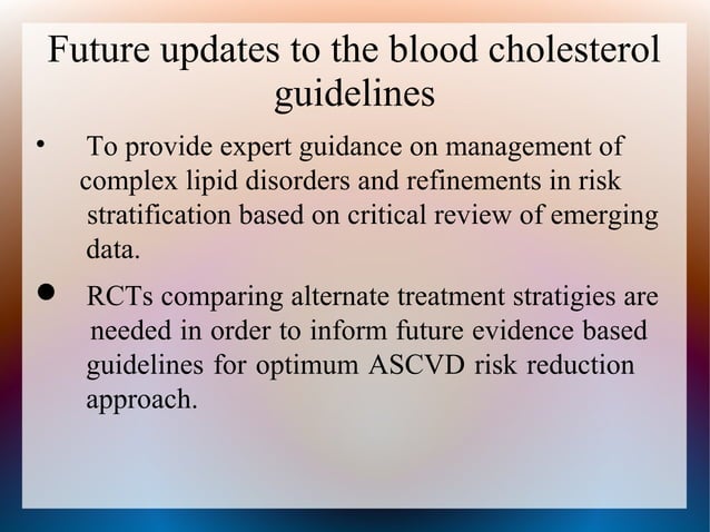 ATP IV Guideline for Blood cholesterol level | PPT | Heart and ...
