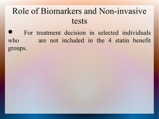 ATP IV Guideline for Blood cholesterol level | PPT