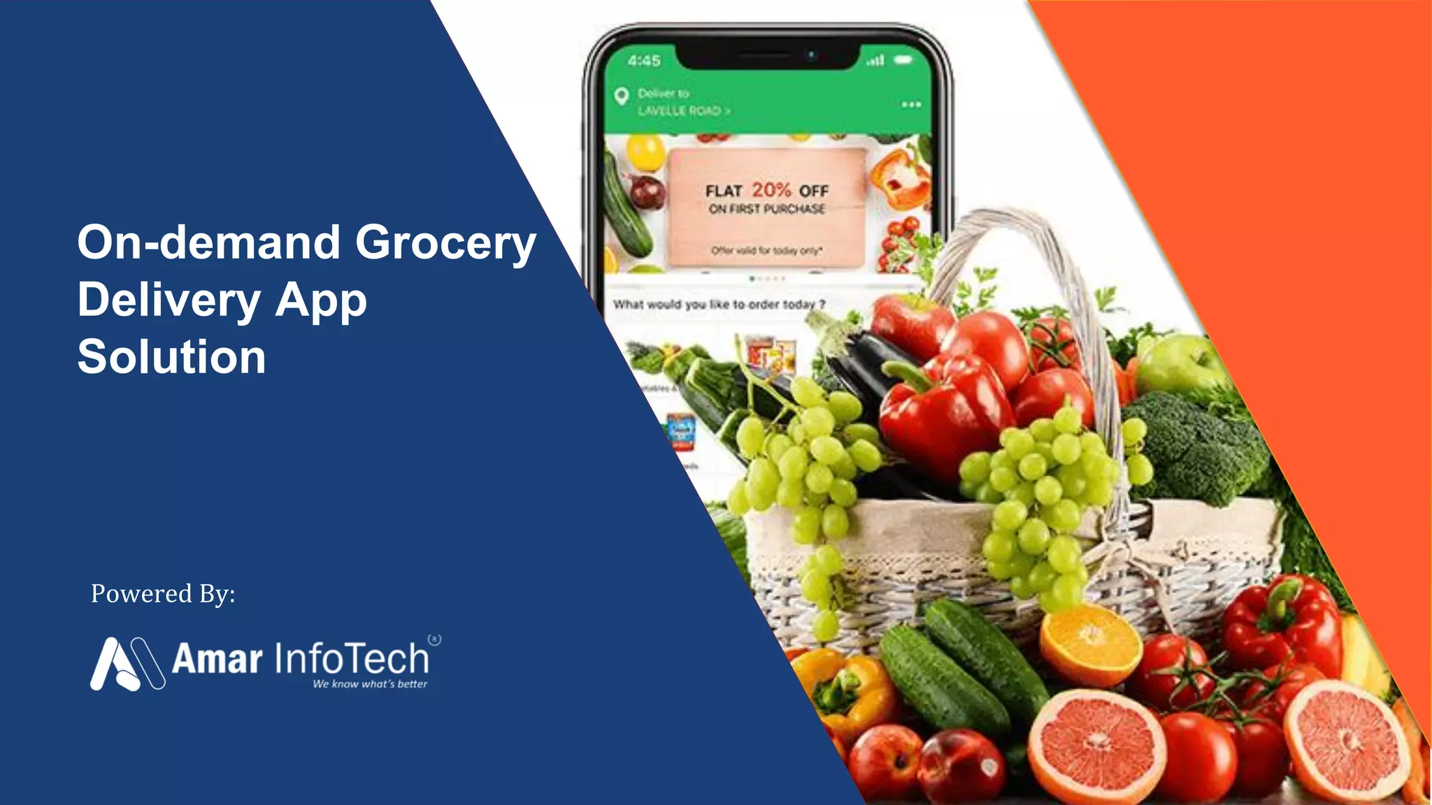 Grocery Delivery App Solution | PPT