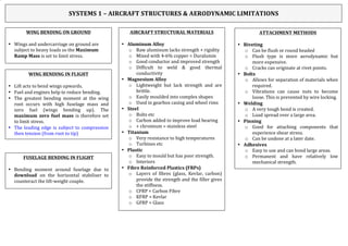 Aircraft structure and aerodynamic limitations | PDF