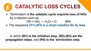 ATMOSPHERIC PROCESSES CHEMICAL KINETICS SLIDE | PPTX