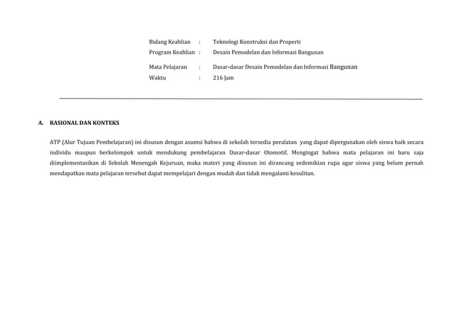 ATP OK. adalah alur tujuan pembelajaran dpib | PPT