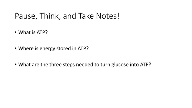 ATP Presentation | PPTX