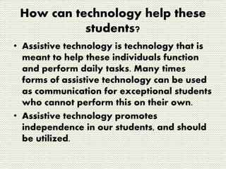 Assistive Technology Presentation | PPTX