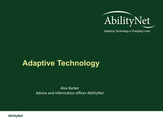 Adaptive Technology | PPTX