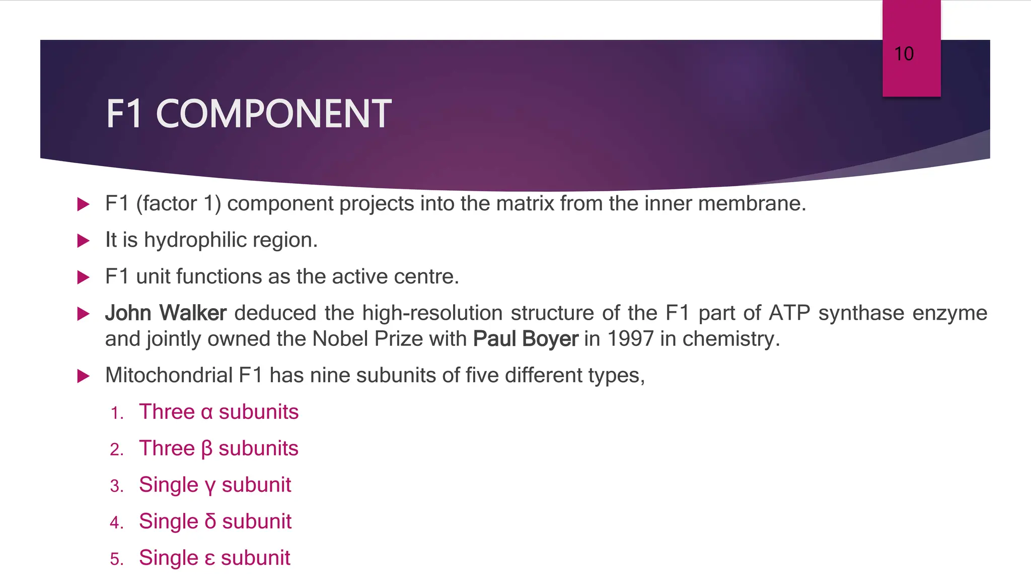 Atp synthase , Atp synthase complex 1 to 4. | PPTX