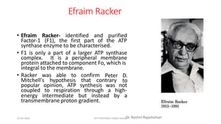 ATP SYNTHASE STRUCTURE ATP SYNTHESIS.pptx