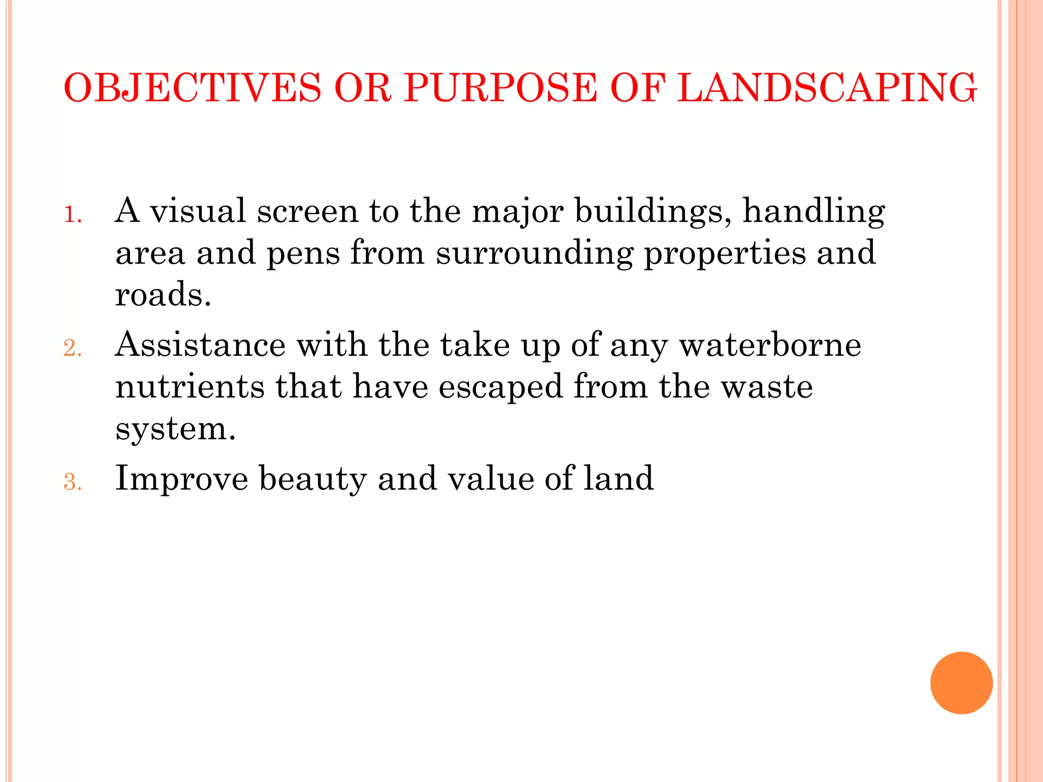 Architecture and town planning _Unit 2 _SPPU_principle of landscaping ...