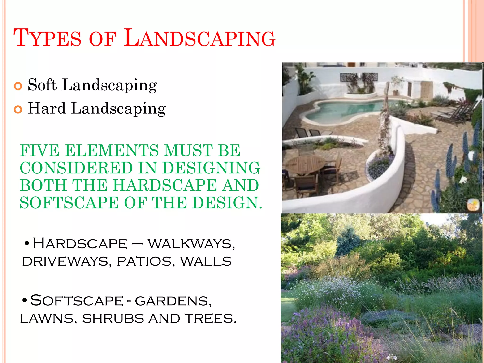 Architecture and town planning _Unit 2 _SPPU_principle of landscaping ...