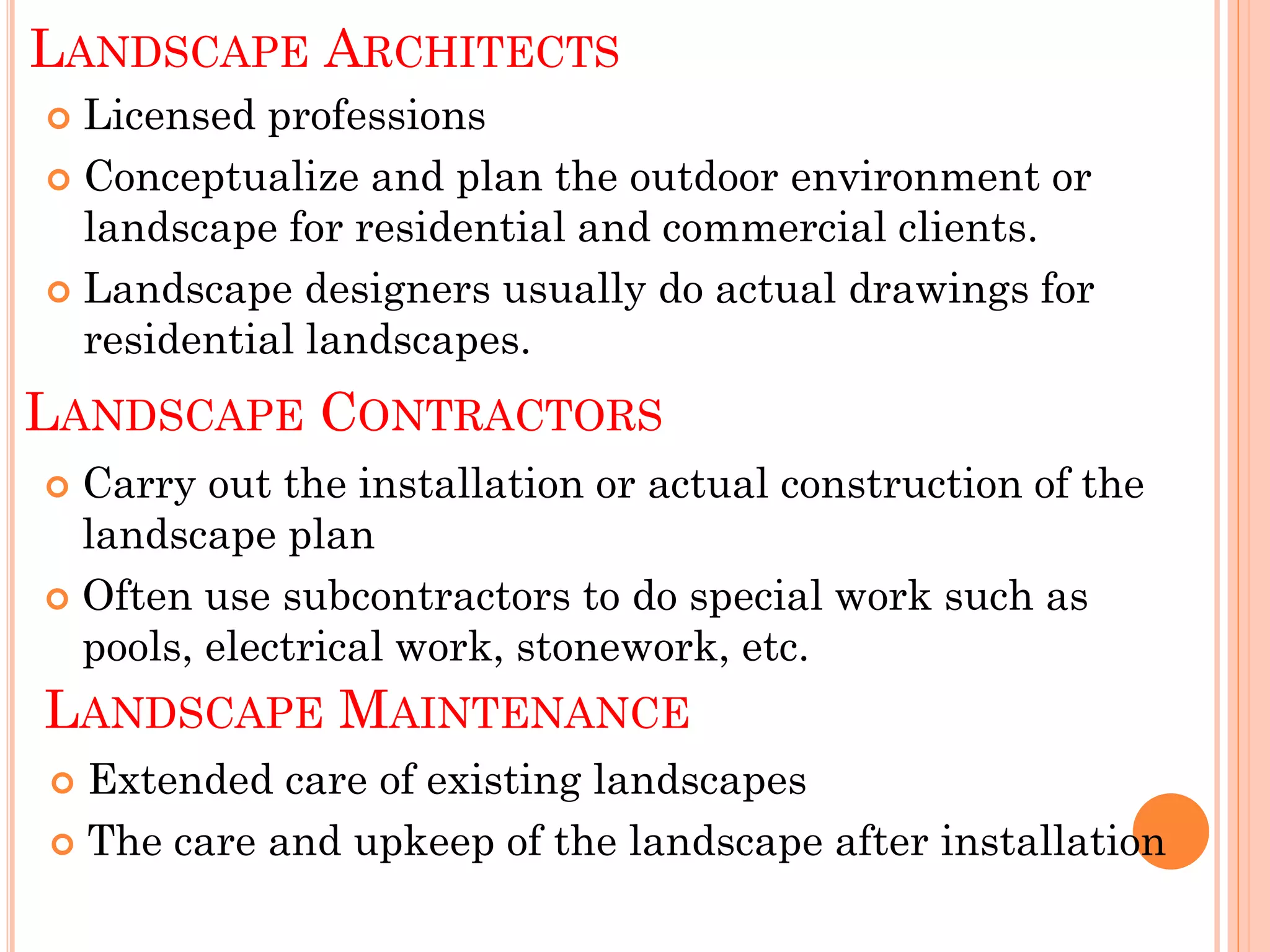 Architecture and town planning _Unit 2 _SPPU_principle of landscaping ...