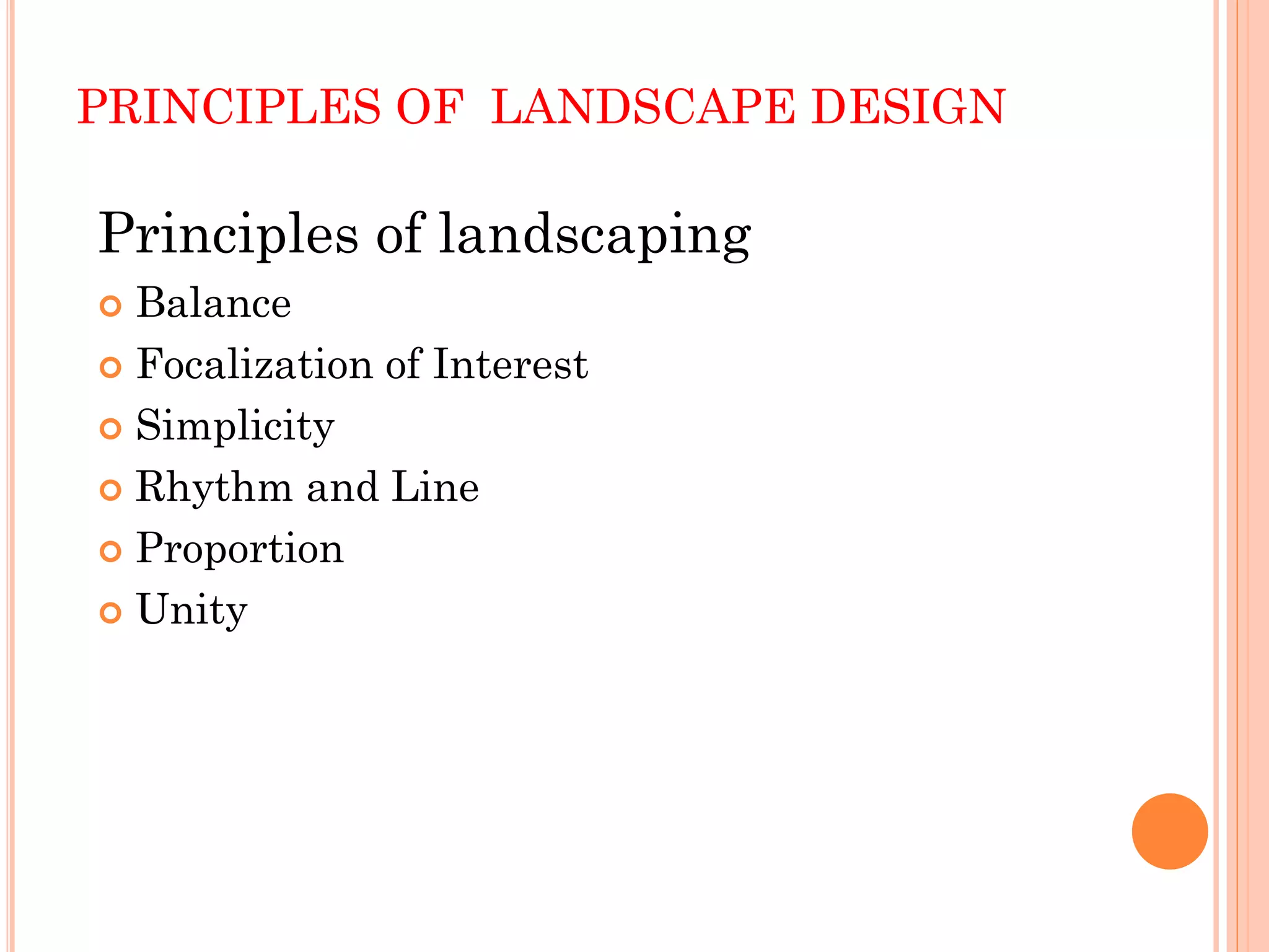 Architecture and town planning _Unit 2 _SPPU_principle of landscaping ...
