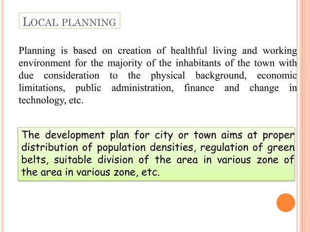 Architecture and town planning _Unit 3_SPPU_Town planning and various ...