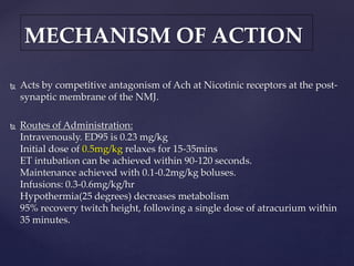 Atracurium Mechanism Of Action