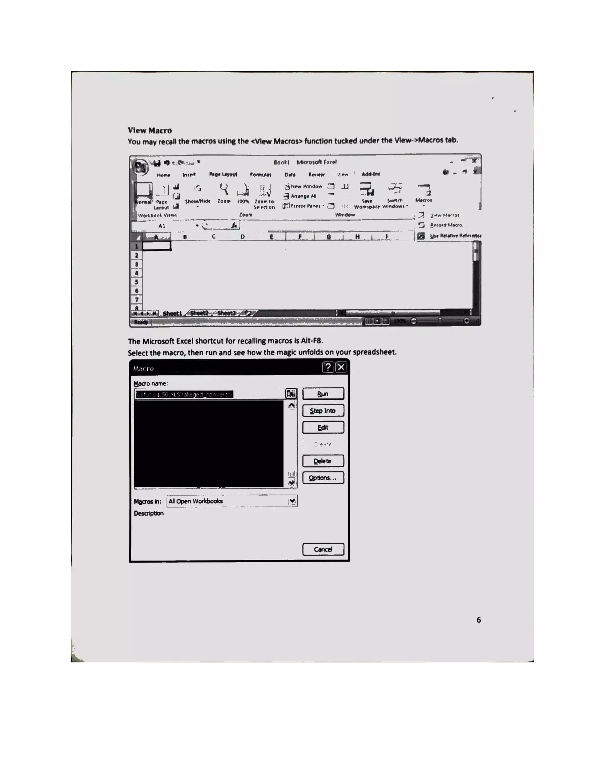 A trade support guide to macros & vba for ms excel | PDF
