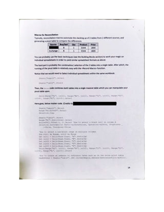 A trade support guide to macros & vba for ms excel | PDF | IT and Internet Support | Internet