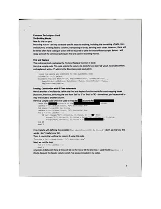 A trade support guide to macros & vba for ms excel | PDF