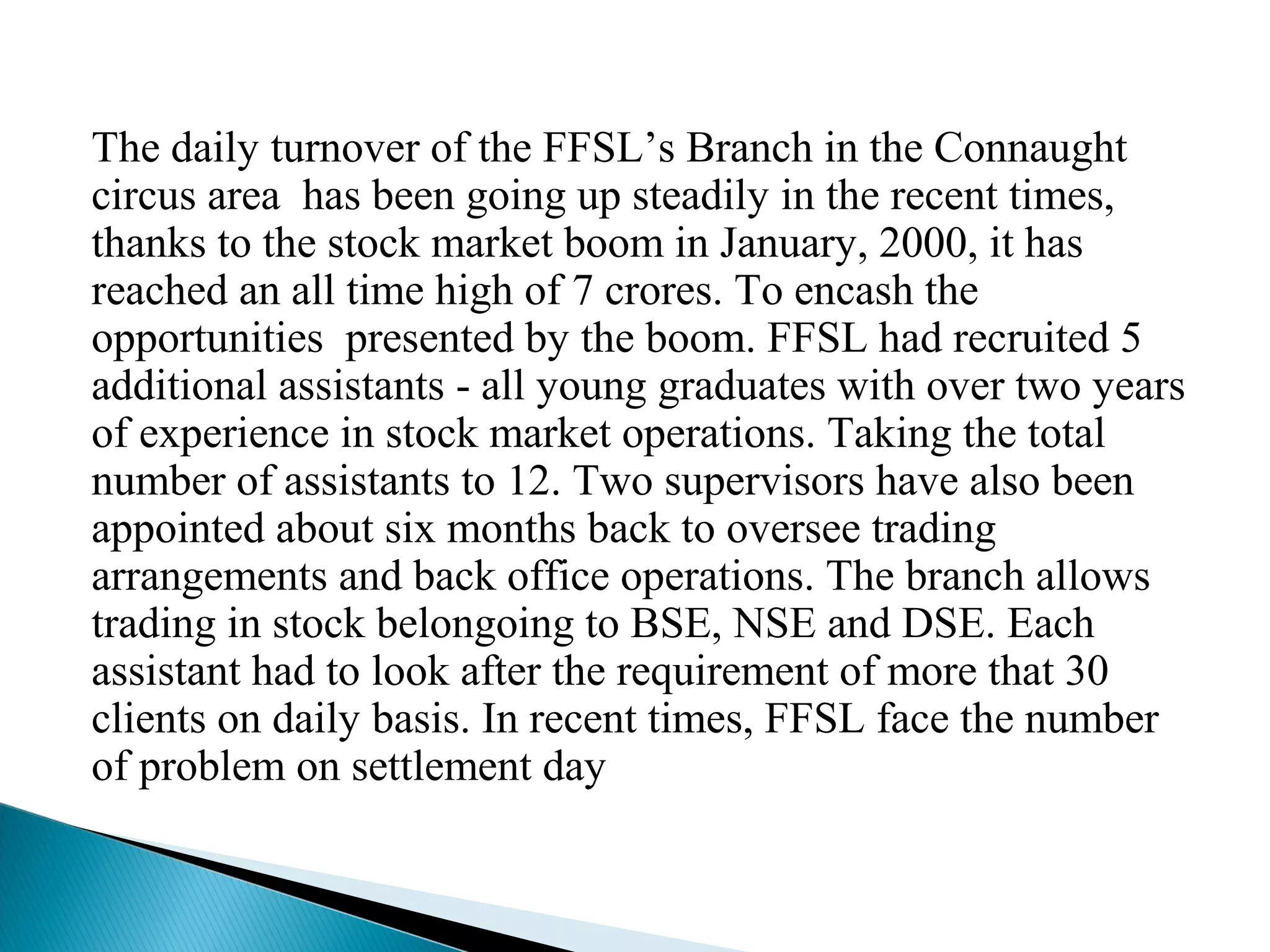 Case Study - A trading assistant’s job | PPT