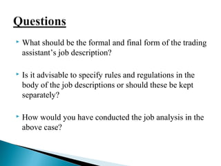 Case Study - A trading assistant’s job | PPT