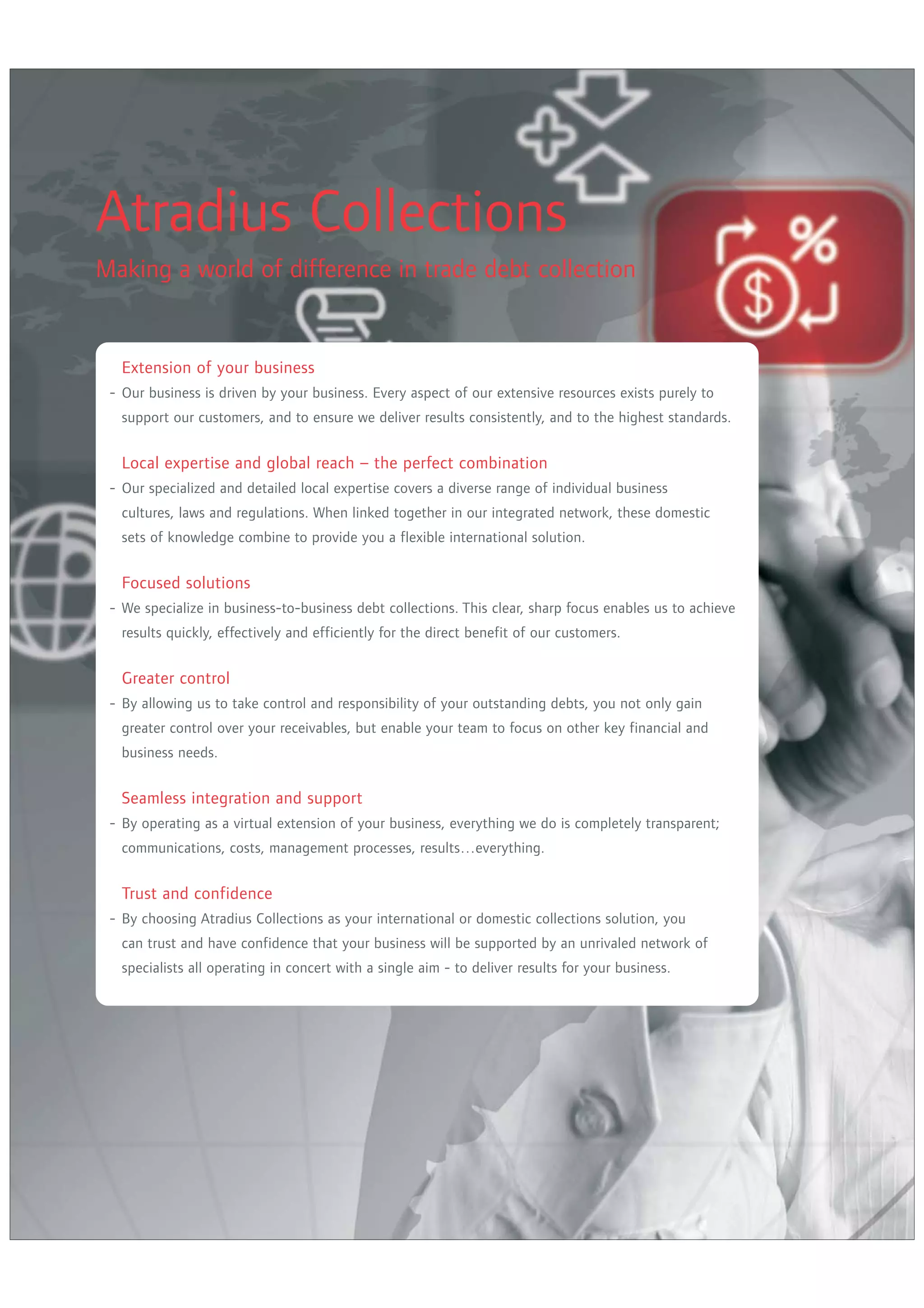 Atradius Collections Brochure | PDF | Debt Factoring & Invoice ...