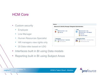 Oracle HCM & Talent Cloud Implementation | PPT