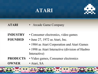 Atari | PPT
