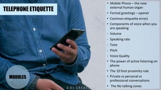 A Training Proposal on the Communiation Skills | PPTX