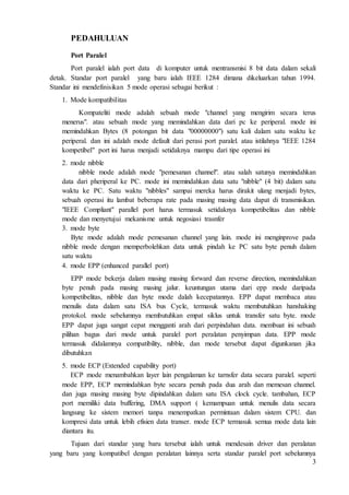 Atraksi lampu led dengan port paralel | PDF