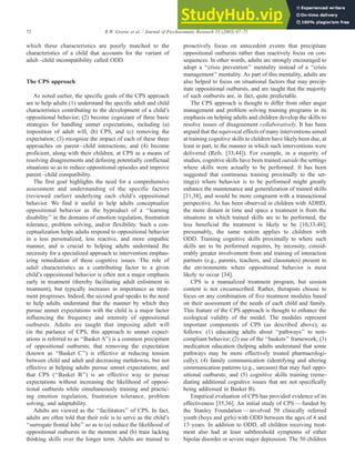 A Transactional Model Of Oppositional Behavior | PDF