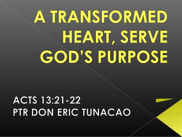 A transformed heart