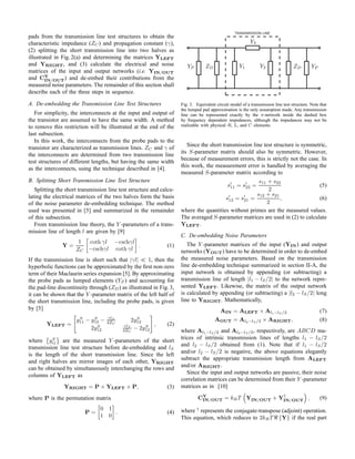 A transmission line based technique for de-embedding noise parameters | PDF
