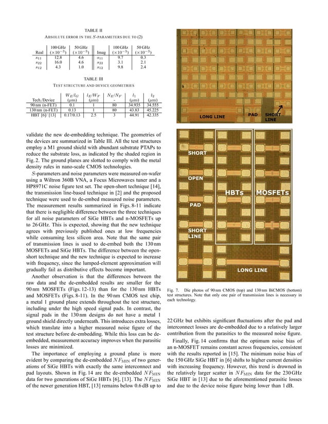 A transmission line based technique for de-embedding noise parameters | PDF
