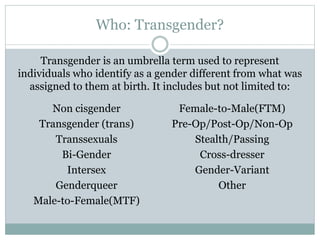 A trans presentation | PPT