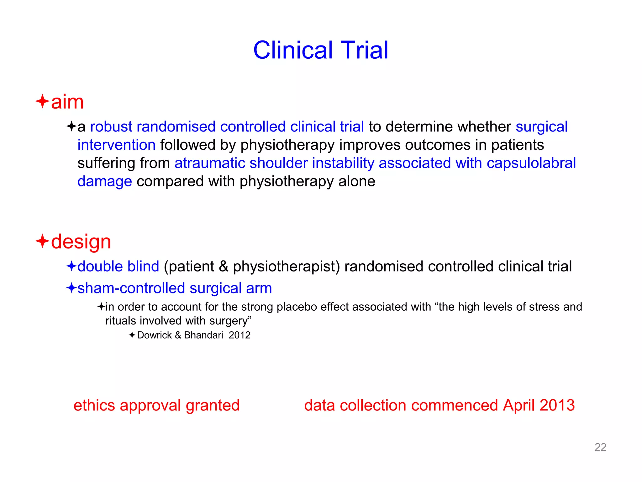 Atraumatic Shoulder Instability Management | PPTX