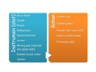 Atraumatic restorative treatment (art) | PPTX