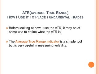 Atr(average true range) | PPTX