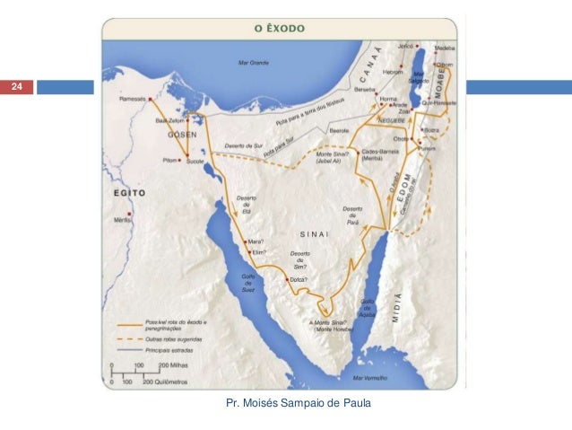 A travessia do mar vermelho