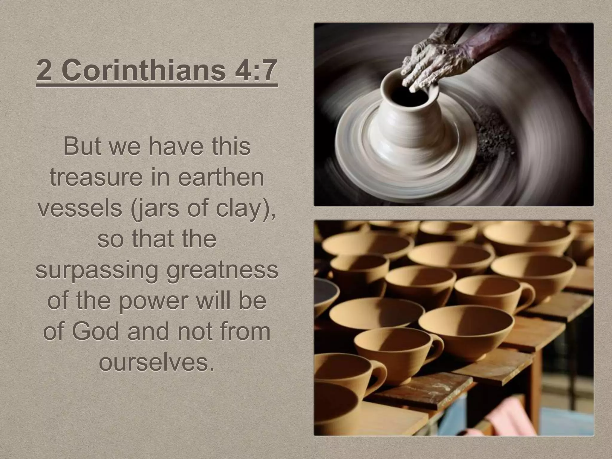 A Treasure in Earthen Vessels | PPT