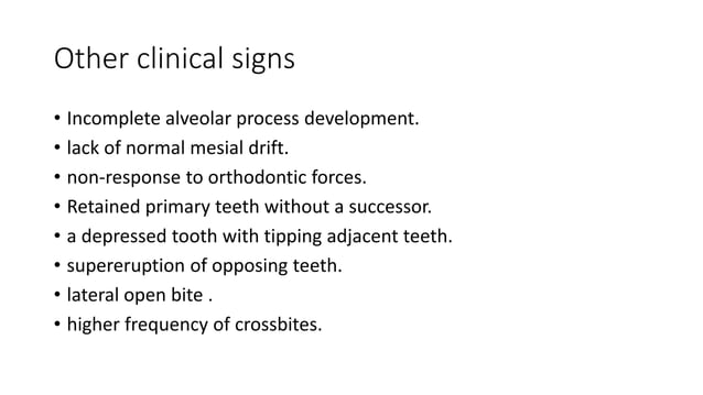 A treatment decision making model for infraoccluded primary molars ...