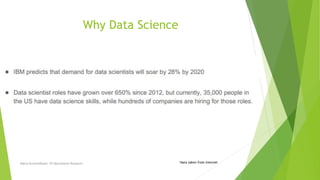 A trend towards data science | PPT