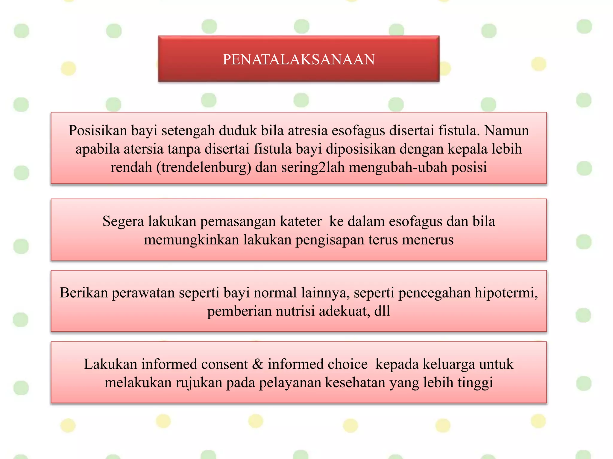 Atresia esofagus | PPTX