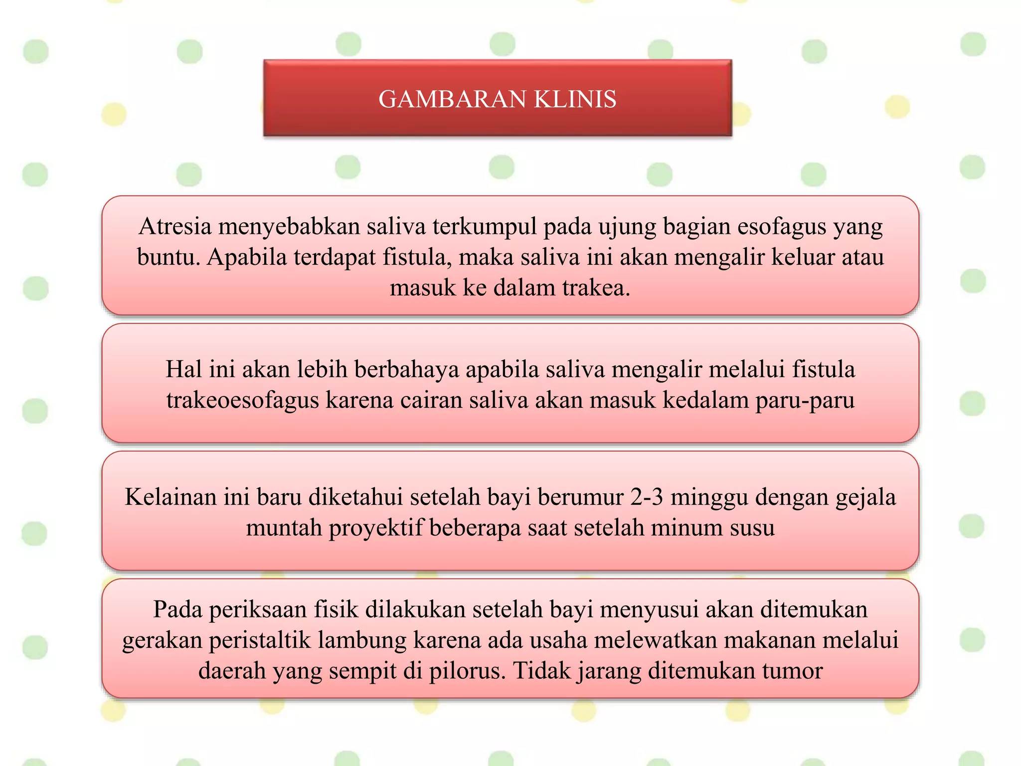 Atresia esofagus | PPTX