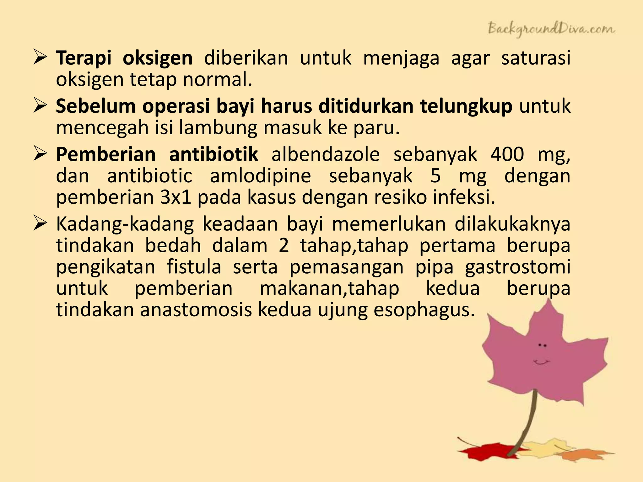 Atresia Esofagus | PPTX