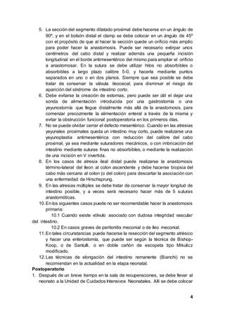 Atresia intestinal yeyunoileal | DOCX
